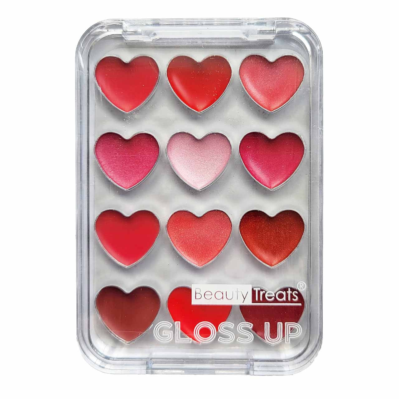 Beauty Treats Gloss Up 12 Color Heart Shaped Lip Gloss Kit – Brigette's ...